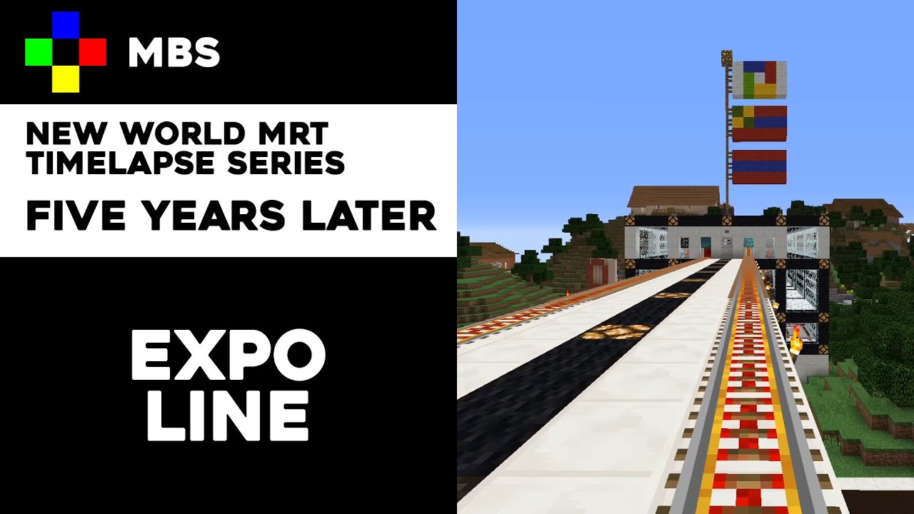 [MBS Studios] MRT Timelapse Series - Five Years Later: Expo Line 2020 ...