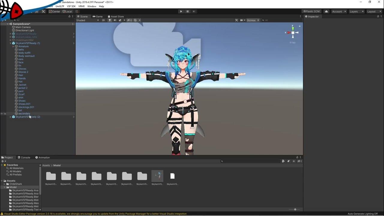 How to add expression toggled animations to vtuber vrm / vroid models - YouTube