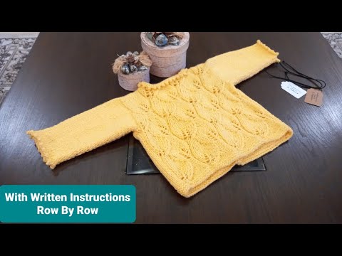 How to Knit Sweater For Beginners Step By Step | Part 1 Sweater With ...