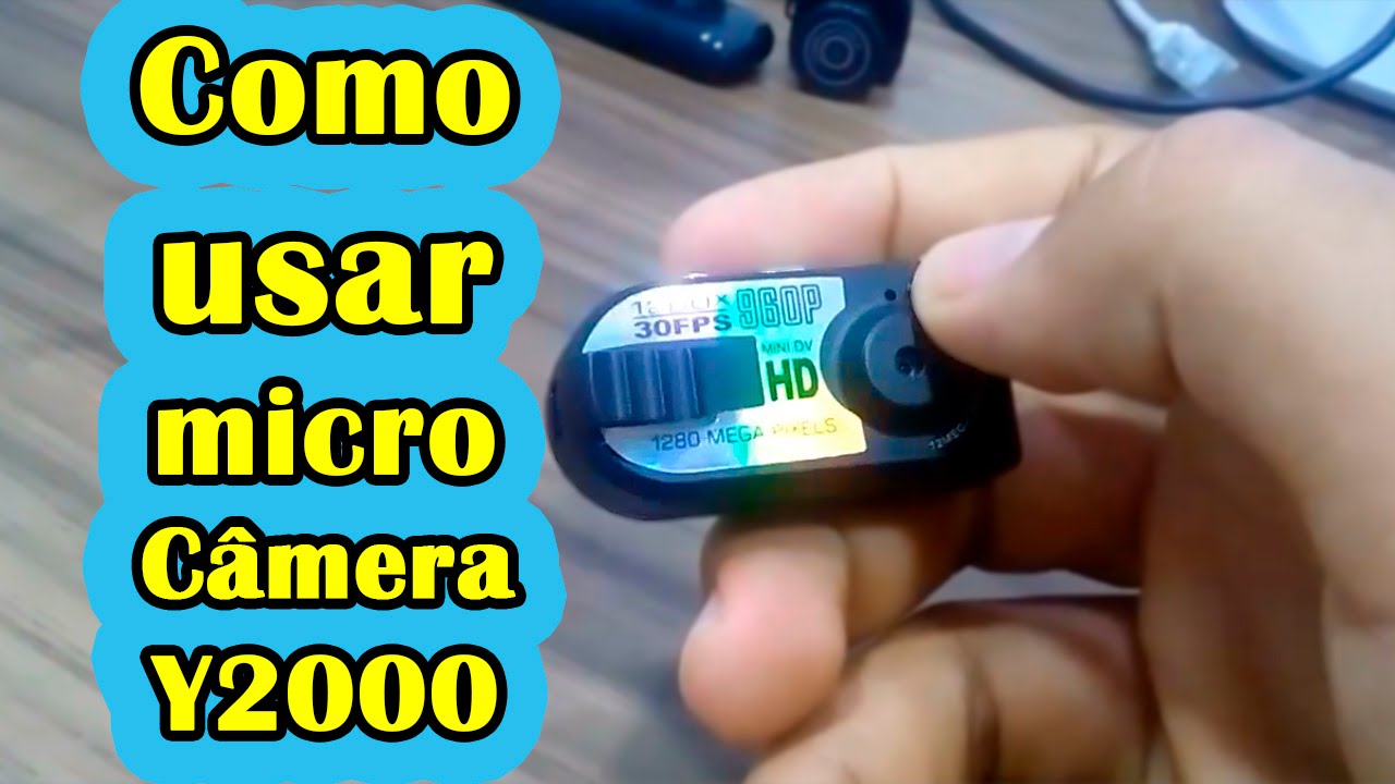 Como usar a mini câmera Q5 espiã filmadora - YouTube