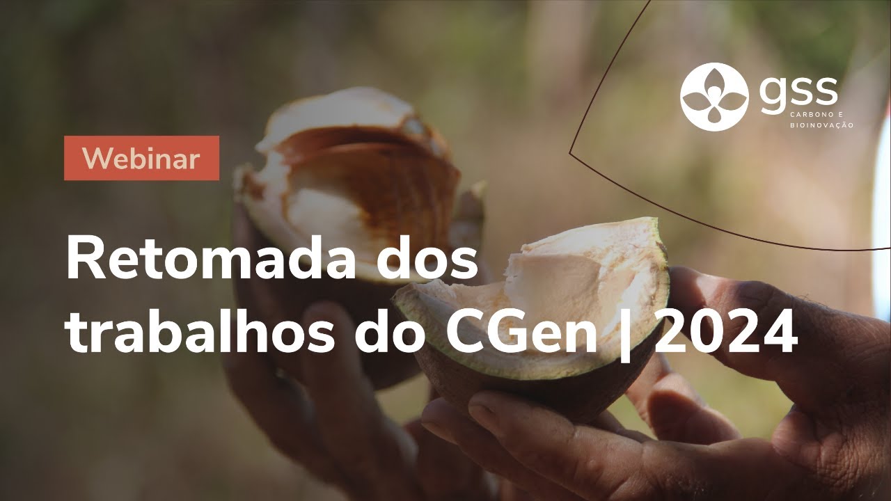 Webinar | Retomada dos Trabalhos do Cgen 2024 - YouTube
