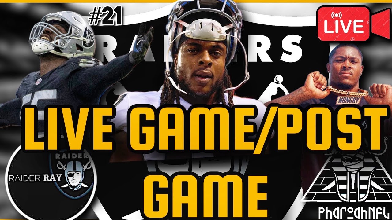 LIVE Raiders-Chargers GAME STREAM/POST GAME With @PharoahNFL @RaiderRay ...