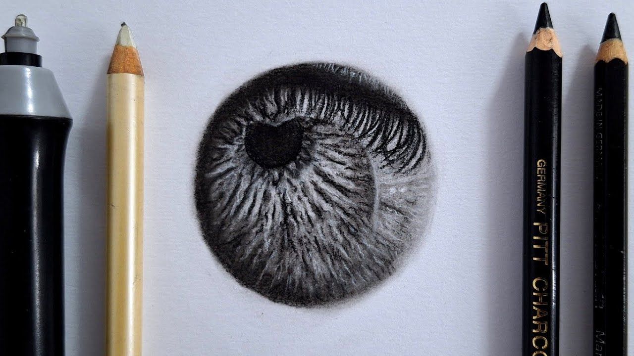 How to Draw a Hyper-Realistic Eye ️ | Realistic Eye Pupil & Iris ...