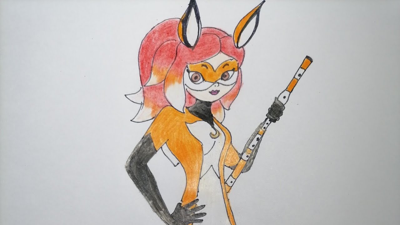 how to draw Rena Rouge| miraculous:tales of ladybug & cat noir |රතු ...