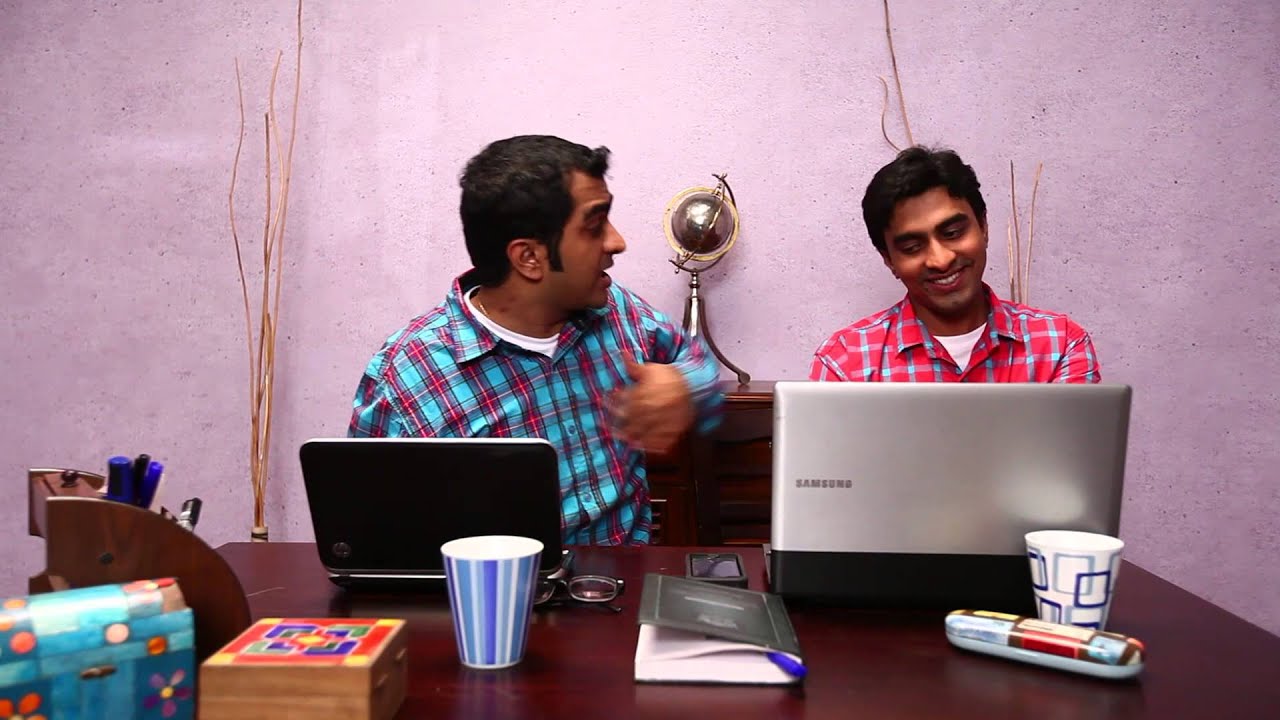 Over-friendly co-worker - Tape a Tweet - YouTube