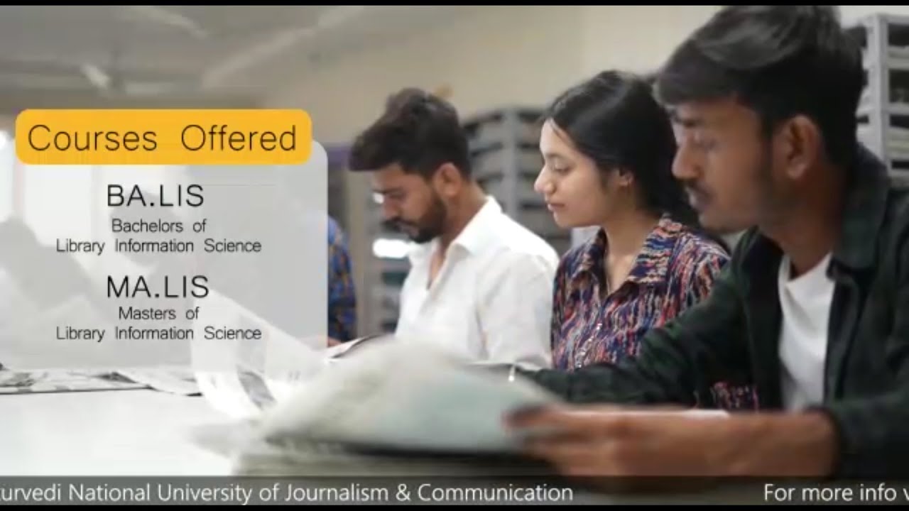 Department of Library Sciences I Dr. Aarti Sarang I MCu Bhopal - YouTube