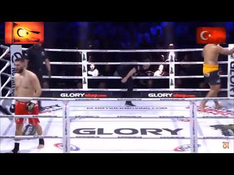 Türk sporcu Cihad kepenek Rakibine rest çekti #ottoman #glory65 #glorykickboxing #kickboks