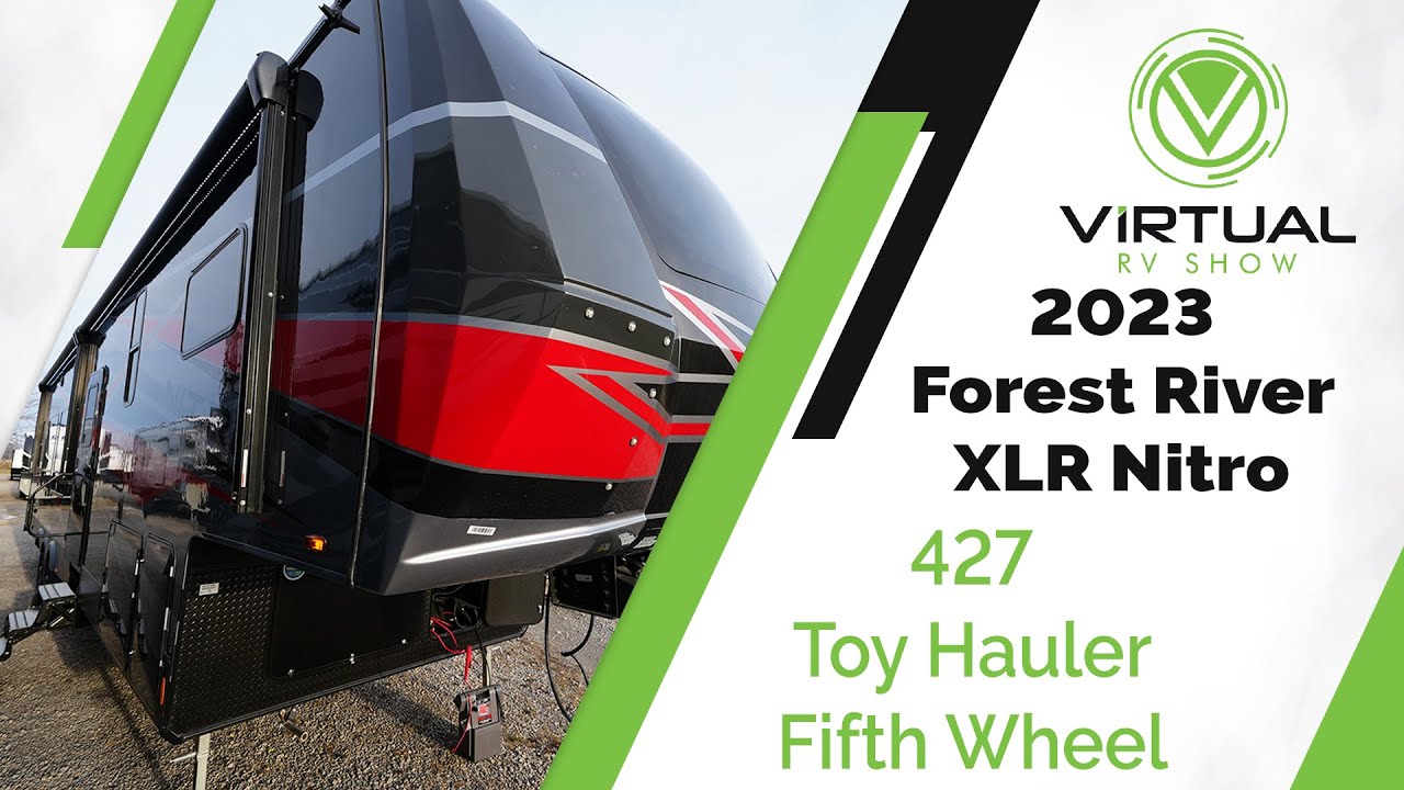 2023 XLR Nitro 427 Toy Hauler Fifth Wheel Walk-Through - YouTube