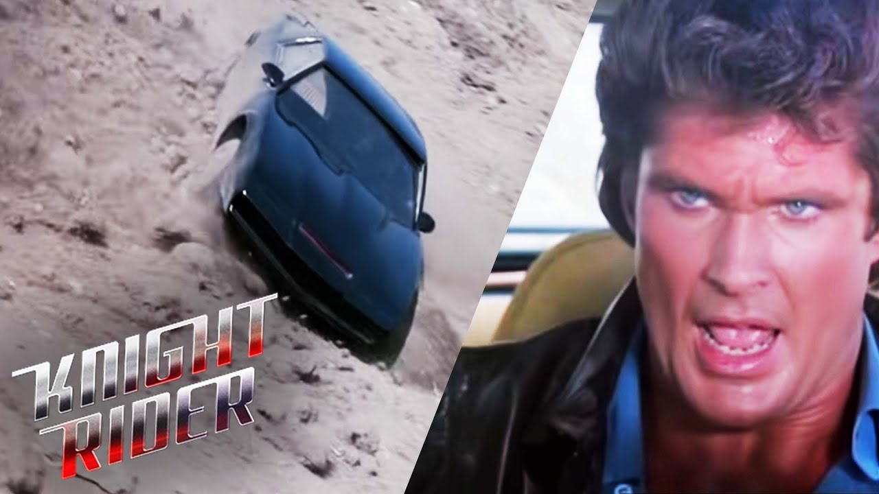 KITT Turbo Boosts out of a Landslide | Knight Rider - YouTube