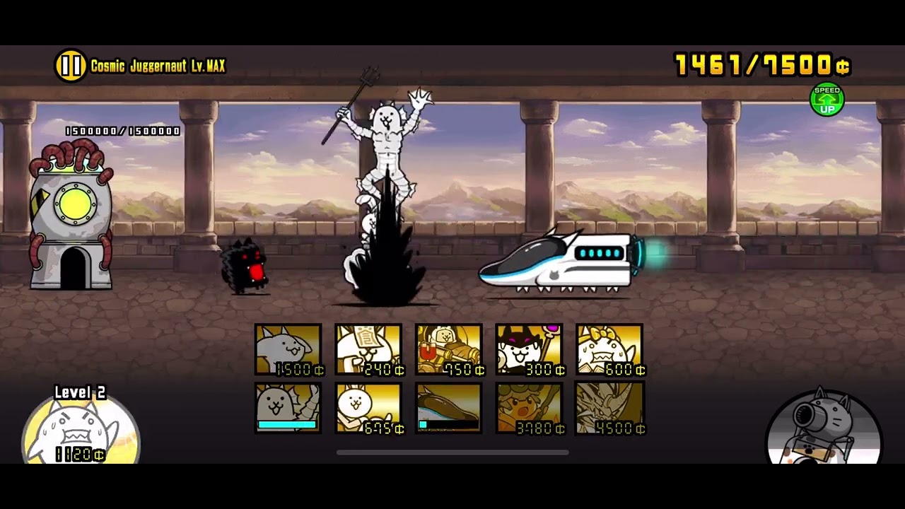 Cosmic Juggernaut Lv. Max Cheese (Low levels) - YouTube