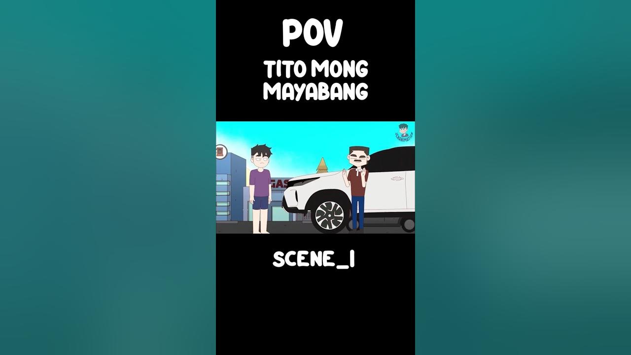 POV TITO MONG MAYABANG SCENE 1 | JenAnimation | COMEDY SKITS # # #jenanimation #pinoyanimation ...