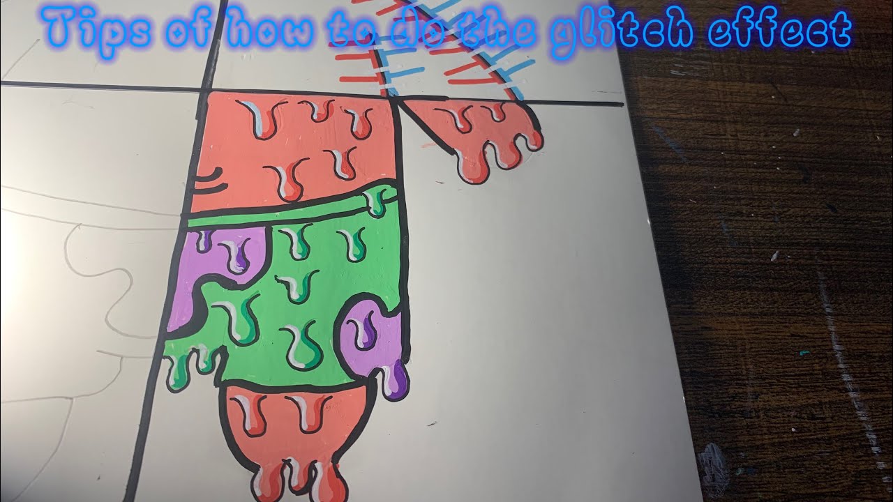 How to do the drip effect with Posca Markers like a pro - YouTube