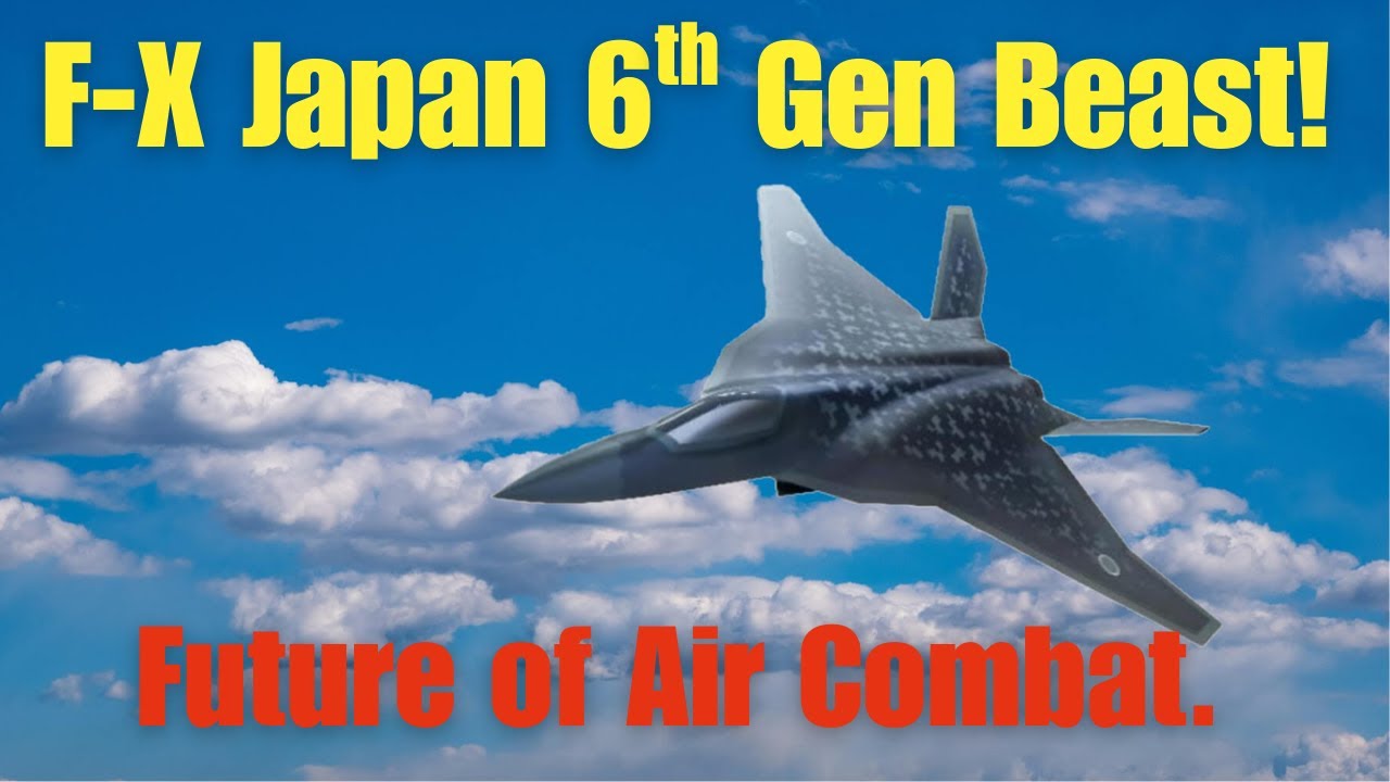 Japan’s F-X Fighter Is a Flying Godzilla | 6th Gen Jet Teaser! - YouTube