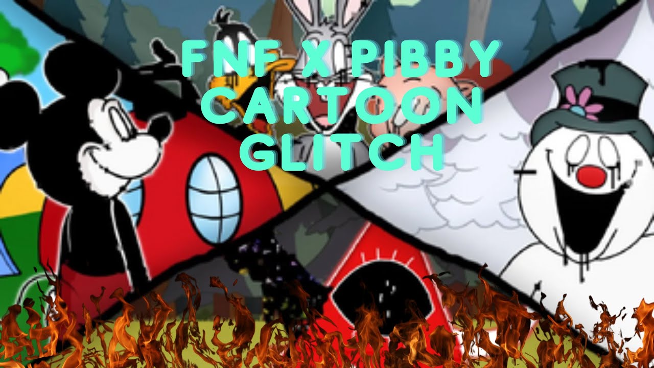 FNF X Pibby Cartoon Glitch Vol.1 Gameplay Playthrough - YouTube