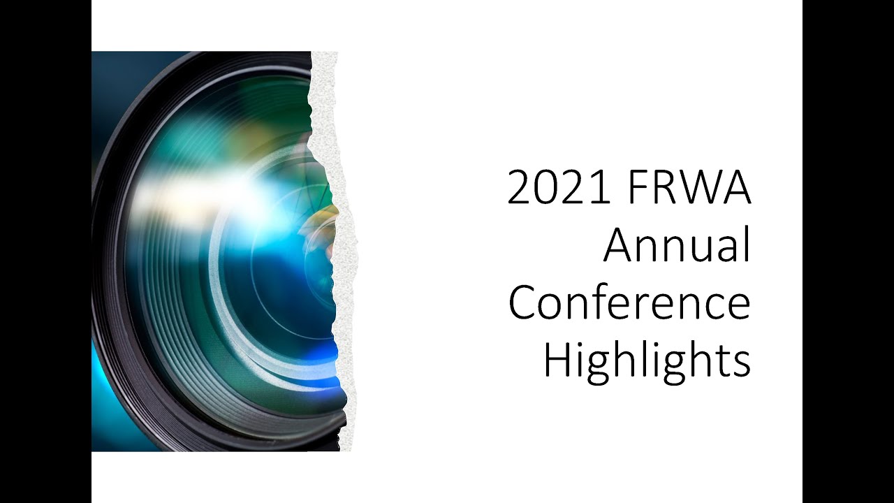 Highlights from the 2021 FRWA Annual Conference - YouTube