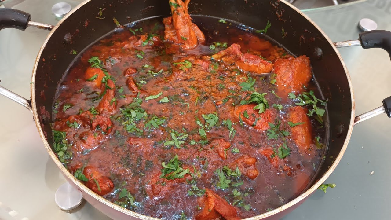 kashmiri Chicken Recipe ||Kashmir Ki Famous Chicken Rogni Recipe ...