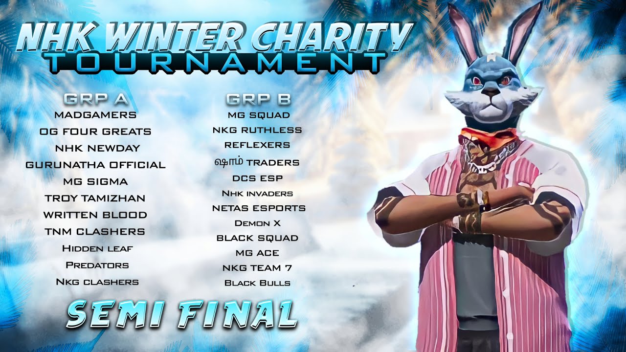 NHK WINTER CHARITY TOURNAMENT Presented By NIGHT HAWKS TAMILNADU 🍀 ...
