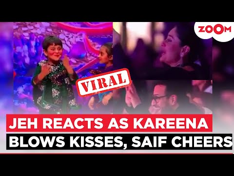 Kareena Kapoor & Saif Ali Khan blow kisses as Jeh steals spotlight at his Annual Day; Video VIRAL!