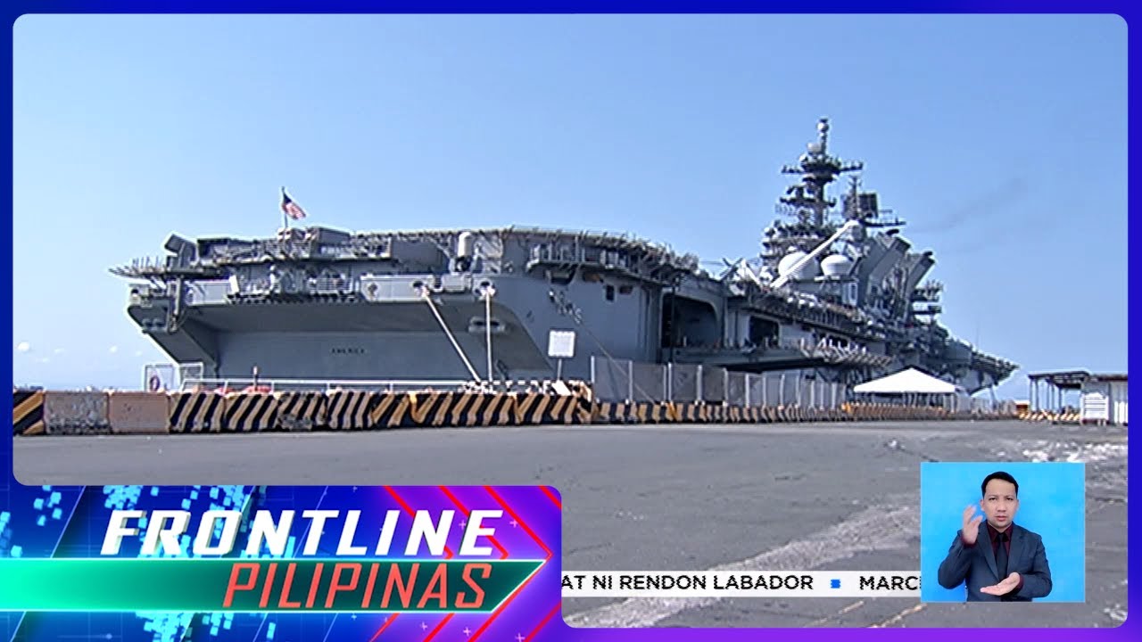 US warship, nakadaong sa Manila Port | Frontline Pilipinas - YouTube