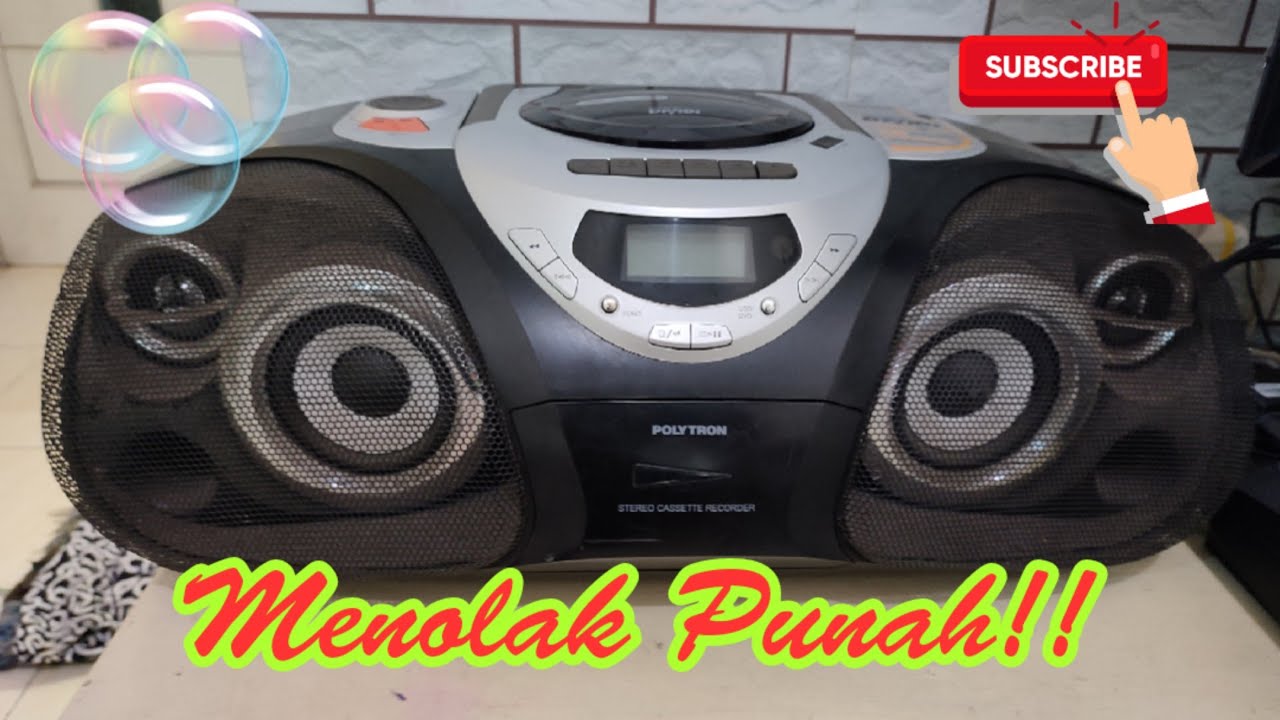 Review Mini Compo Ukuran Jumbo Polytron GD715SR|Bassnya Nampol!!! - YouTube