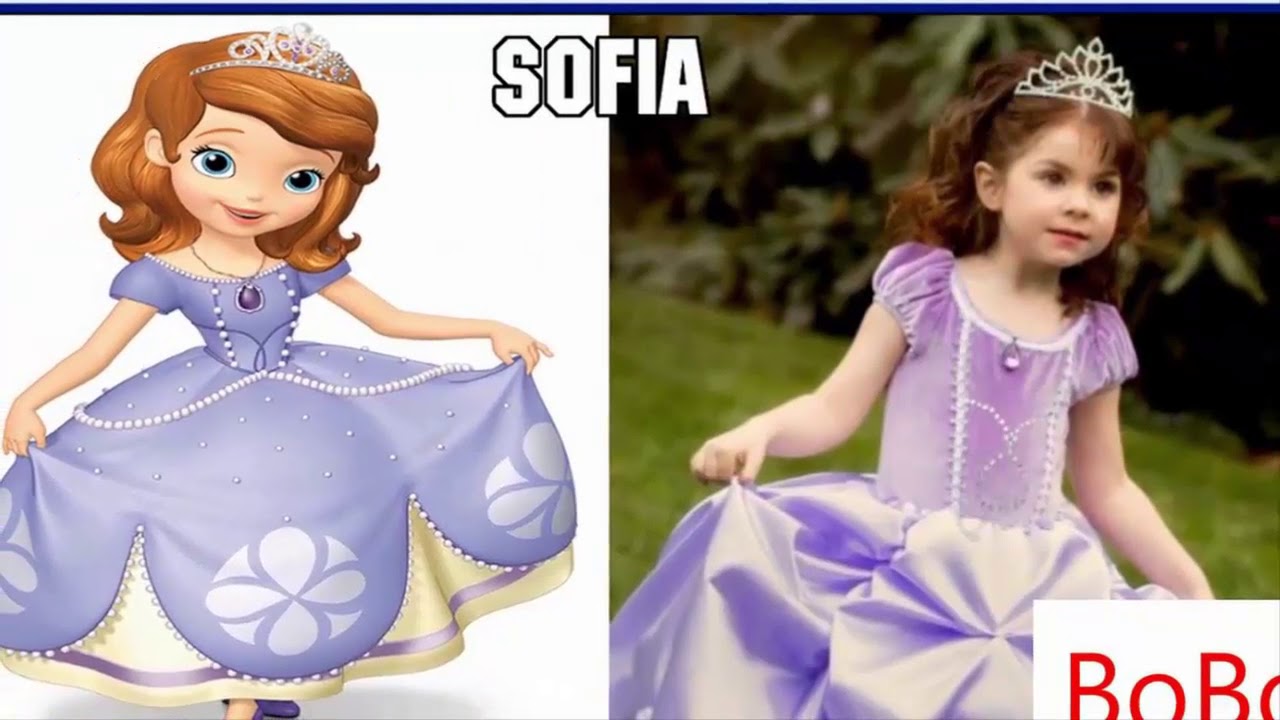 Sofia The First Characters in Real Life 2018 #IRL - YouTube