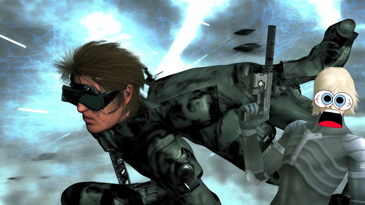 Raiden Fights A Jet Cause Snake Is Lazy In Metal Gear Solid 2 - YouTube