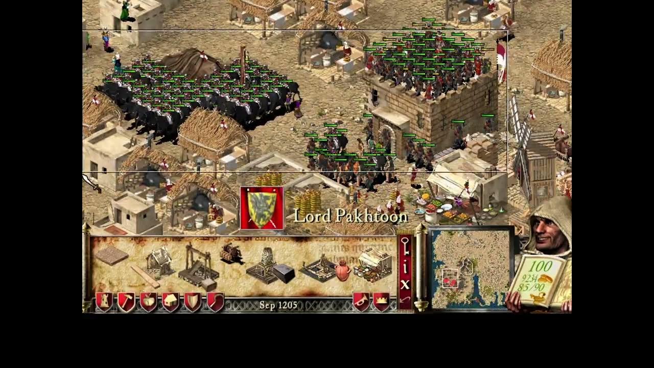 stronghold crusader # mission 21 #4k #best gameplay - YouTube