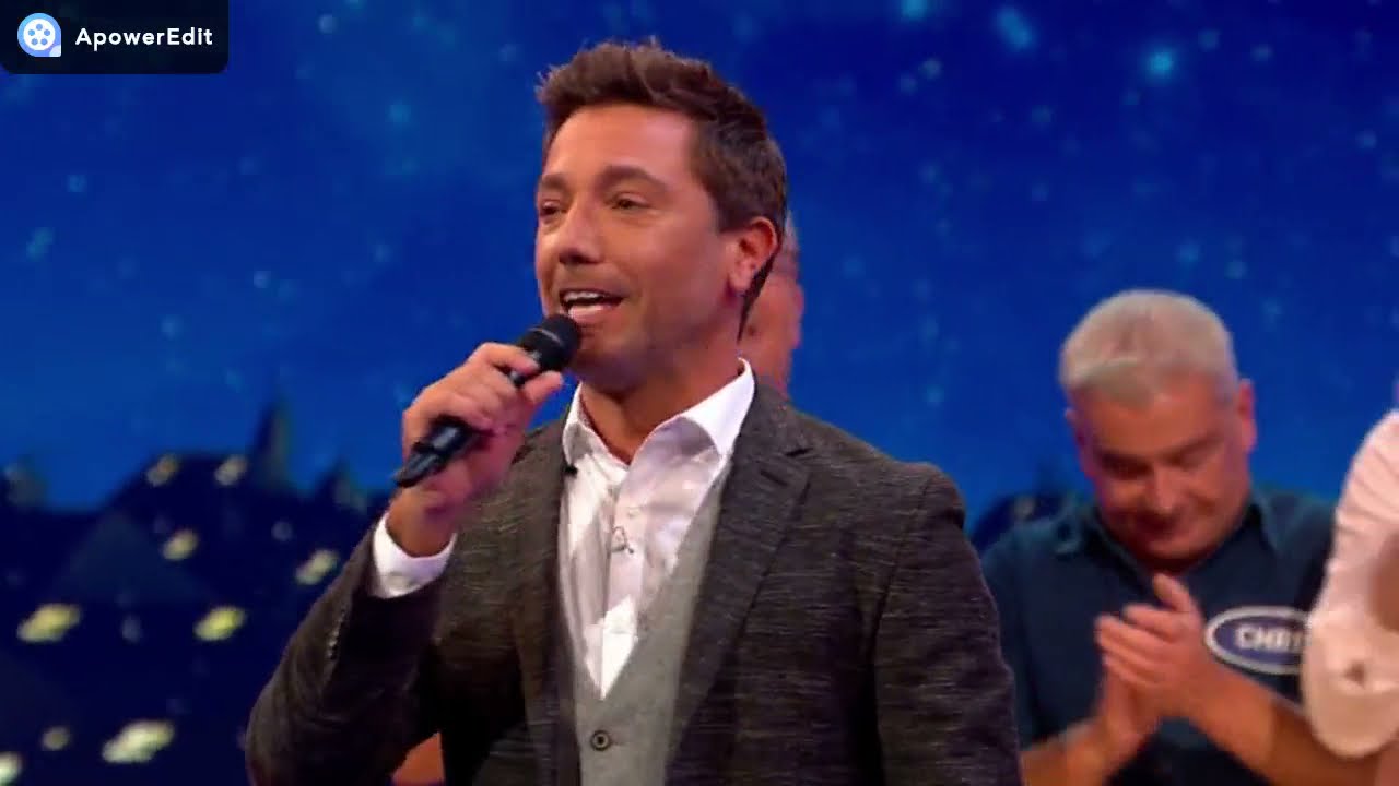 Peter Sarsfield Family Fortunes - The Sarsfields singing with Gino - YouTube