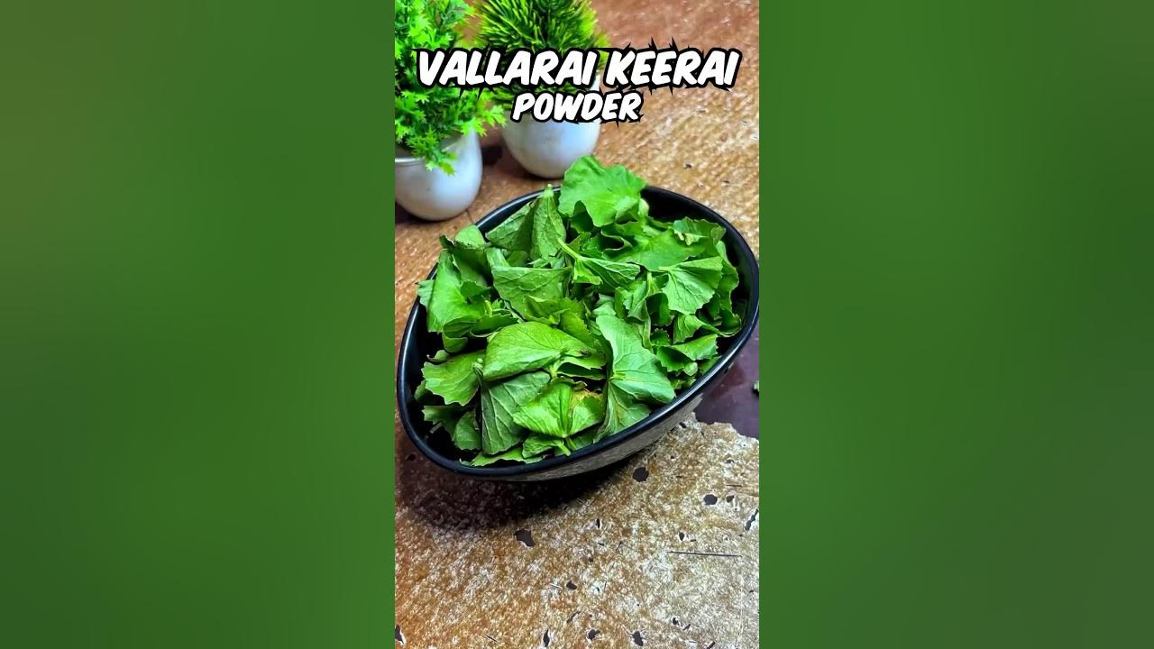💢Memory power improve panna Arumaiyana VALLARAI KEERAI PODI Recipe #shorts - YouTube