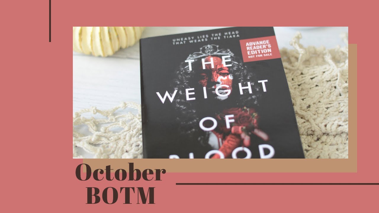 October Book Discussion: The Weight of Blood by Tiffany D. Jackson ...