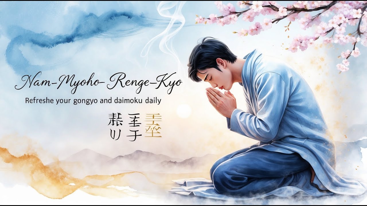 Refreshe Your Gongyo and Daimoku Daily | Nichiren Buddhism - YouTube