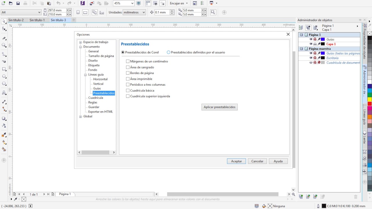 ESTRUCTURA DE TRIPTICO COREL DRAW - YouTube