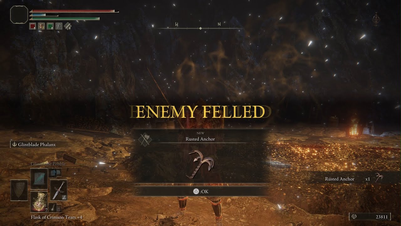 Elden Ring - How to get Rusted Anchor (Morne Tunnel) - YouTube