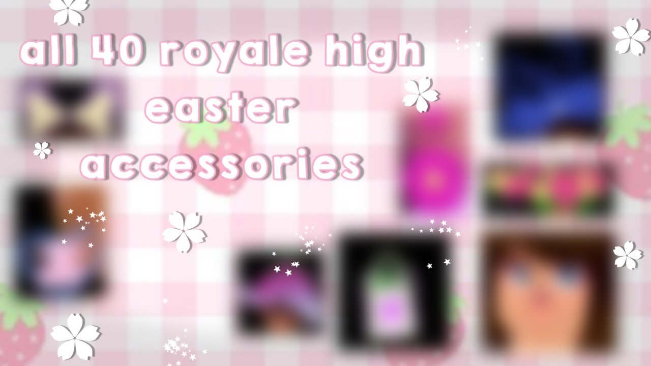 all royale high spring/easter accessories !!! 💗 roblox royale high ...