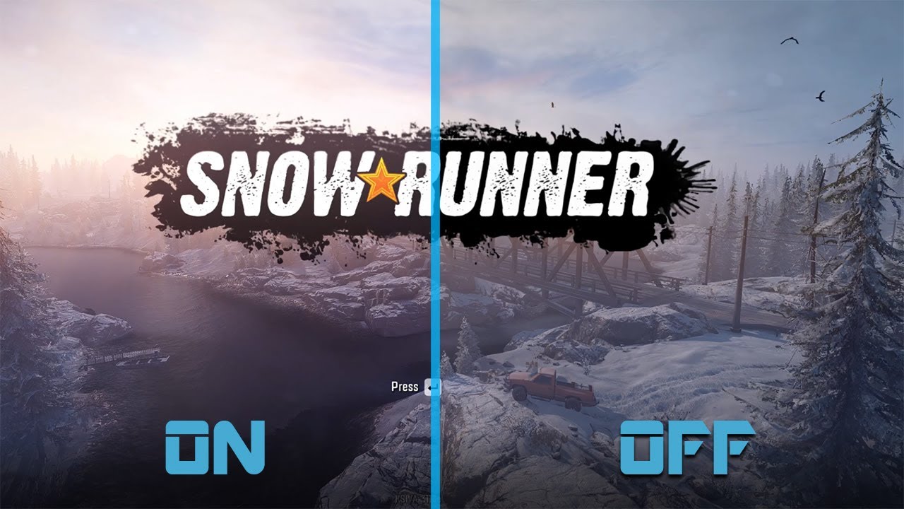 SnowRunner - Graphics Before and After with Reshade - PC Ultrawide (21: ...