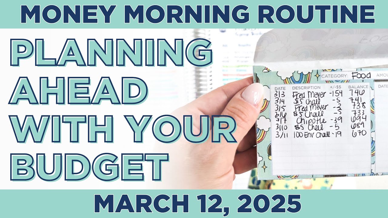 Money Morning Routine | Future Planning With Your Budget - YouTube