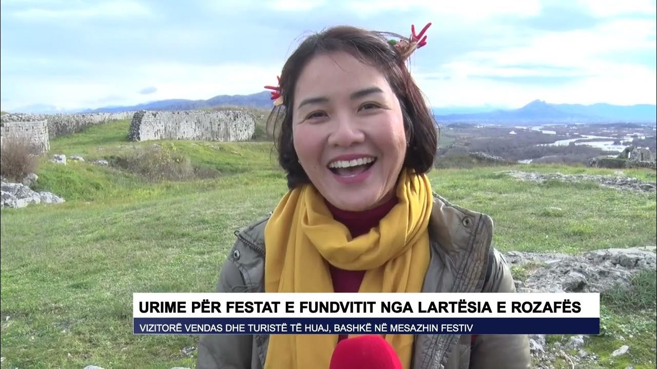 Urime për festat e fundvitit nga lartësia e Rozafës - YouTube