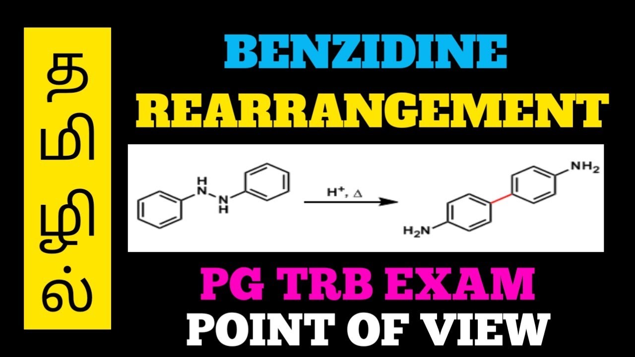 @CHEMISTRYRATHNA BENZIDINE REARRANGEMENT//SUPER TRICK// PG TRB UNIT 8 ...