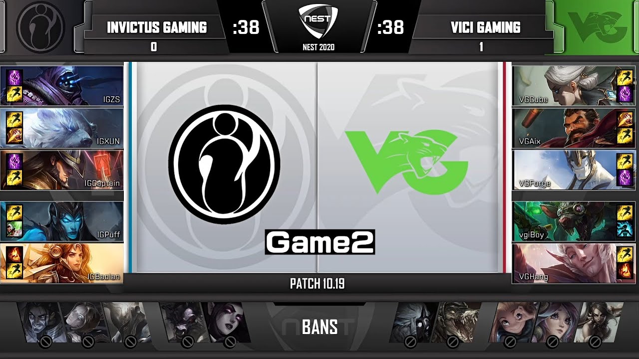 【NEST2020】小組賽 VG vs IG #2 - YouTube