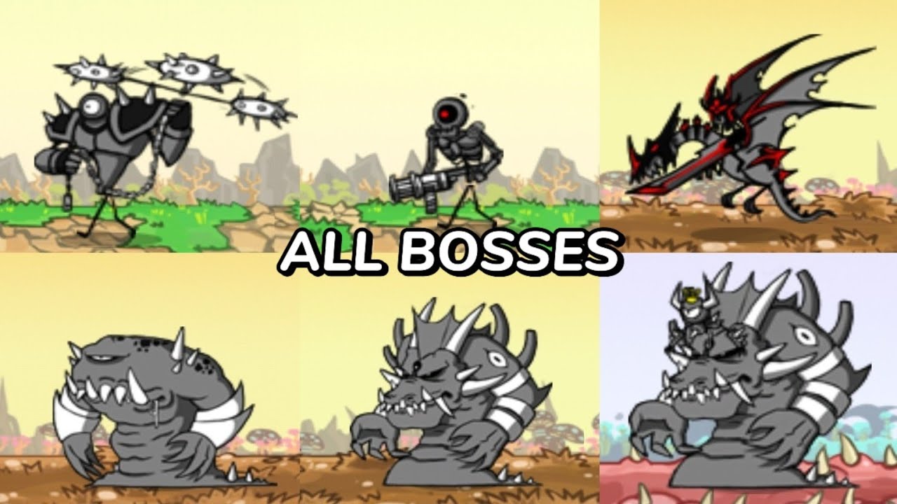 Cartoon Wars 2 - All Bosses - YouTube