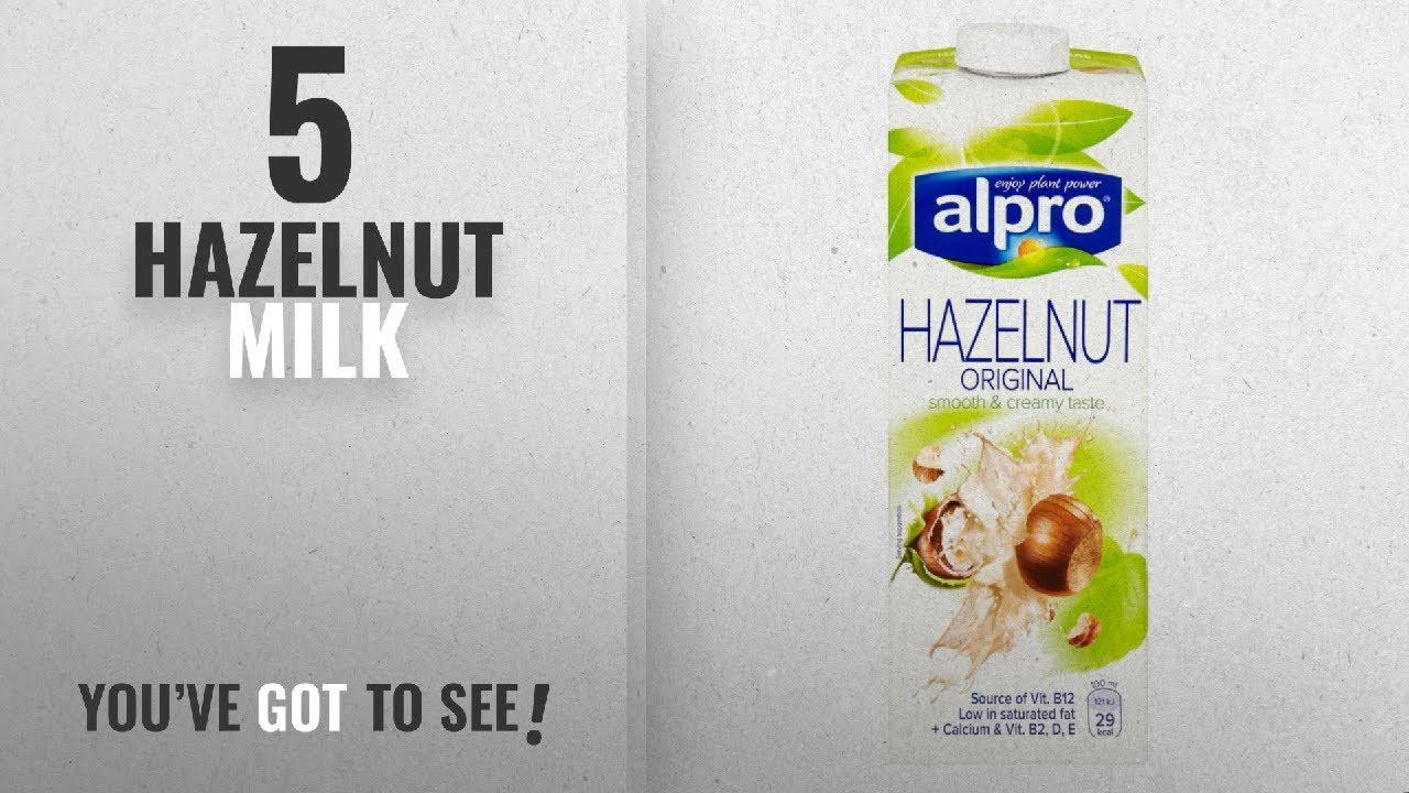 Top 10 Hazelnut Milk [2018]: Alpro Hazelnut Original Milk, 1L - YouTube