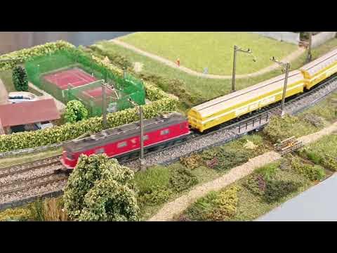 16. European N Scale Convention 2022 Stuttgart Europäische Modellbahn-Anlagen und Module - YouTube