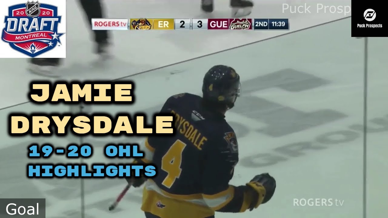 19-20 Jamie Drysdale OHL Draft Highlights - YouTube