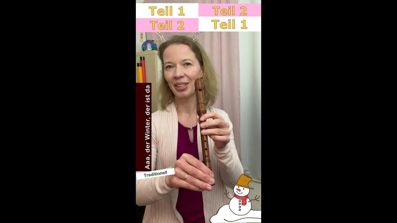 Aaa, der Winter, der ist da (Tutorial) - YouTube