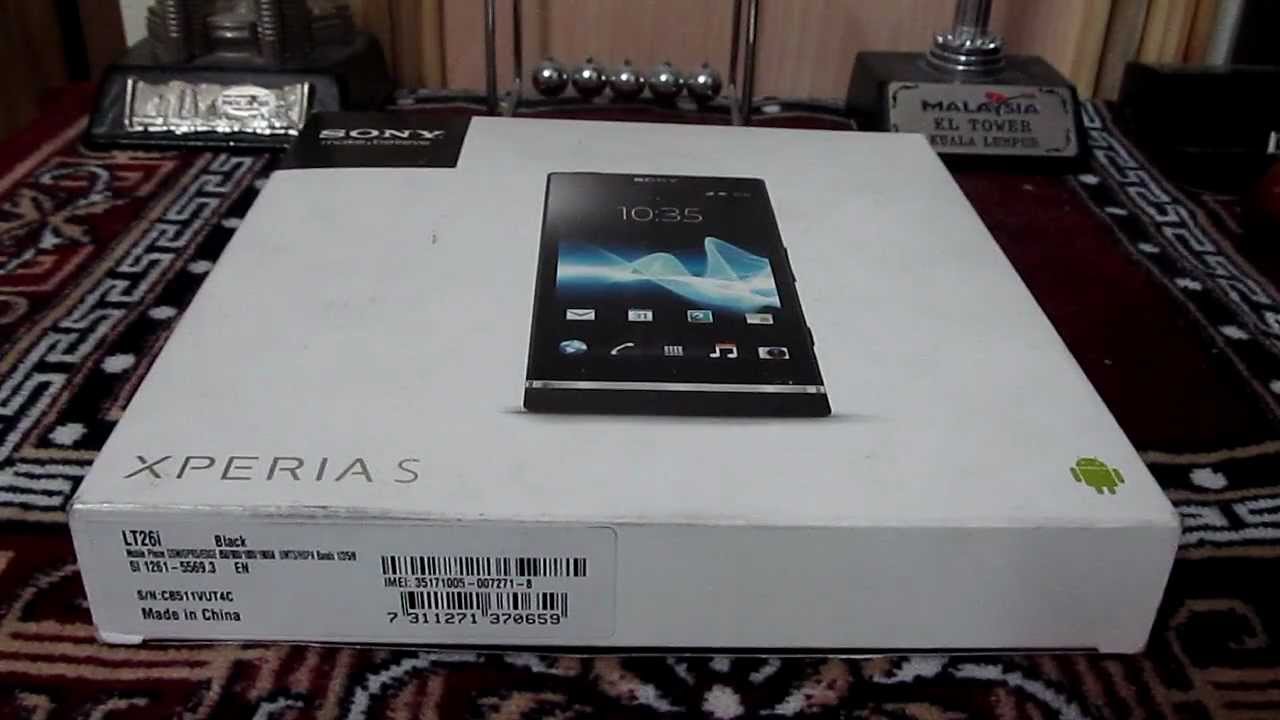 Sony Xperia S Unboxing Box Contents - YouTube