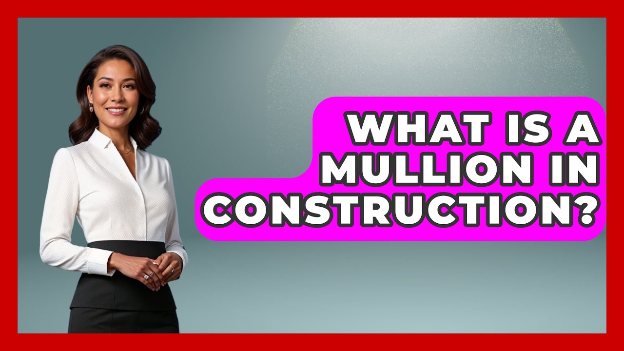 What Is A Mullion In Construction? - Civil Engineering Explained - YouTube