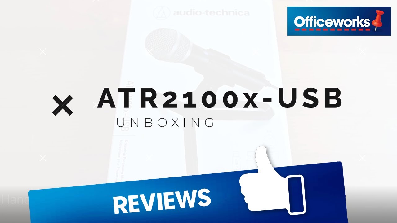 24 Bit USB XLR Handheld Microphone ATR2100XUS - YouTube