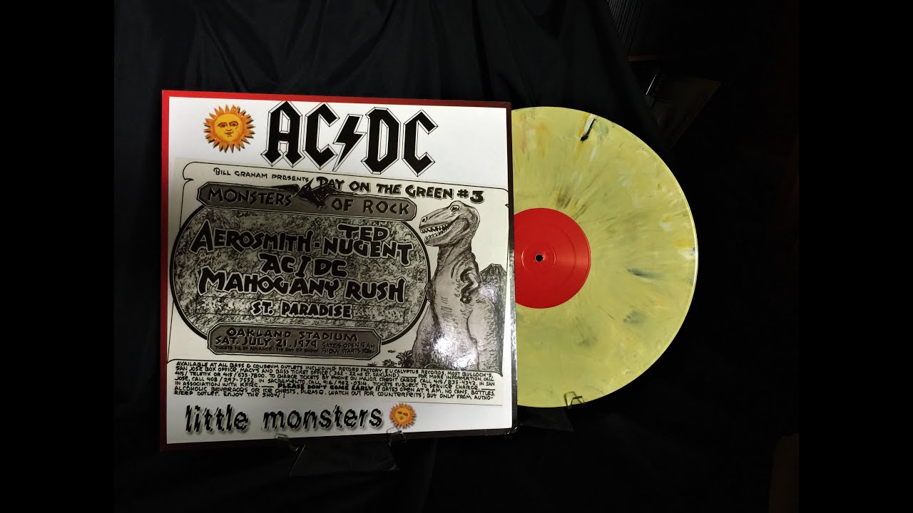 AC/DC “LITTLE MONSTERS” YELLOW MARBLED VINYL - YouTube