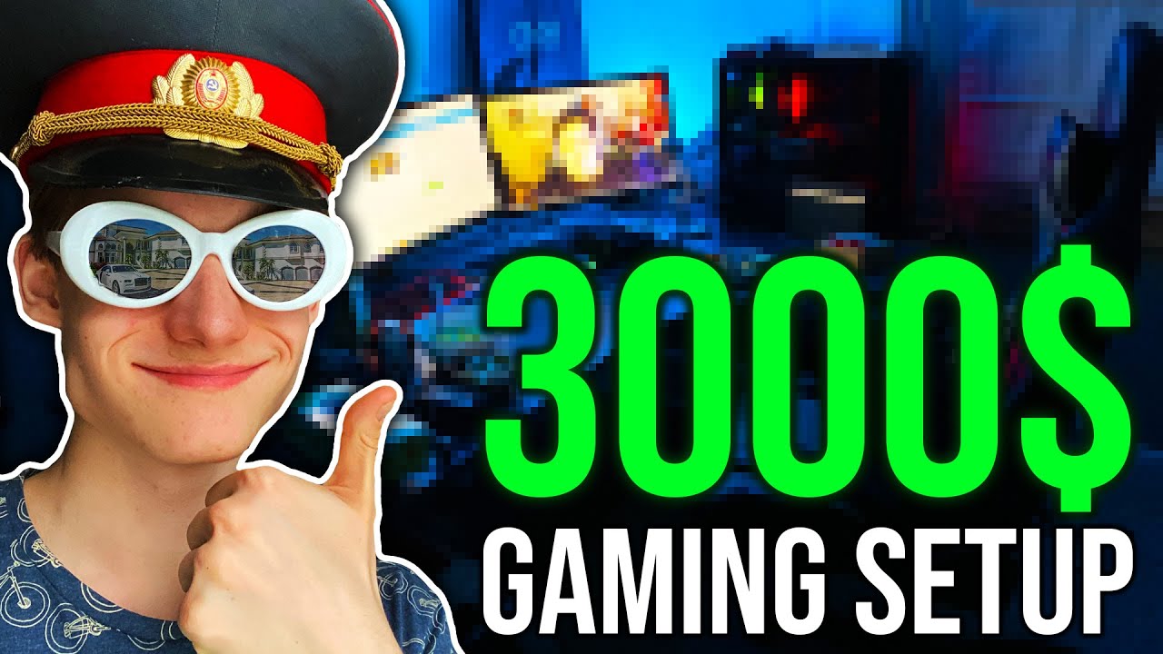 MY ULTIMATE 3000$ GAMING SETUP TOUR (2020) - YouTube