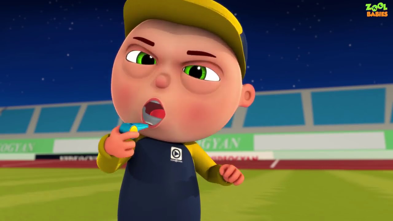 Zool Babies Playing Pole Jump Zool Babies Series Cartoon Animation For ...